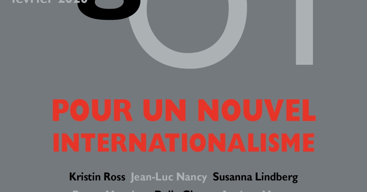 POUR UN NOUVEL INTERNATIONALISME - Revue Lignes n°61 - Éditions Lignes